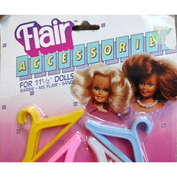 flair | Toys | Vintage Flair Accessories Hangers For Barbie By Totsy ...